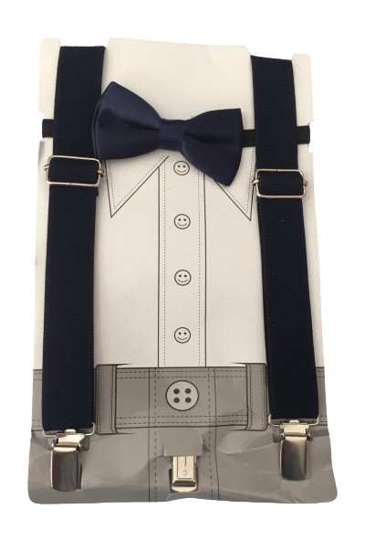 Nekibuki Erkek Çocuk Pantolon Askısı & Papyon Set - Laci Nekibuki Erkek Çocuk Pantolon Askısı & Papyon Set - Laci