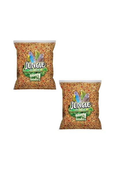 Jungle Poşet Muhabbet Kuşu Yemi 1 kg x 2 Adet Jungle Poşet Muhabbet Kuşu Yemi 1 kg x 2 Adet