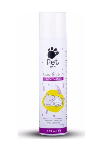 Pet Love Copt Pet Love Lavantalı Halı & Oda Pet Koku Giderici Sprey 300ML Pet Love Copt Pet Love Lavantalı Halı & Oda Pet Koku Giderici Sprey 300ML