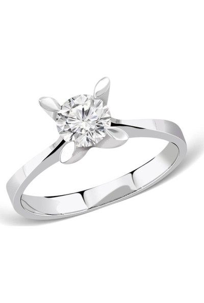 Venta Pırlanta 0,62 Karat Tektaş Pırlanta Yüzük Venta Pırlanta 0,62 Karat Tektaş Pırlanta Yüzük