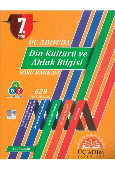 Üç Adım Yayınları 7. Sınıf Üç Adımda Din Kültürü Soru Bankası Üç Adım Yayınları 7. Sınıf Üç Adımda Din Kültürü Soru Bankası