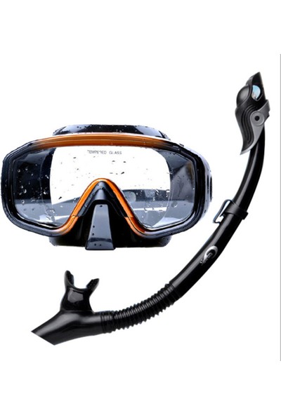 Buyfun Silikon Tüplü Dalış Maskesi Şnorkel Set