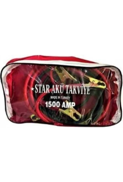 Star Ultra Lüx 1500 Amper Akü Takviye Kablosu (Çantalı)