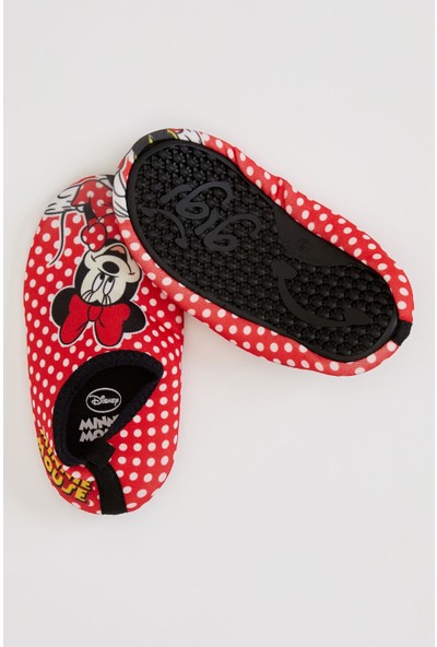 Defacto Kız Çocuk Minnie Mouse Lisanslı Slip On Ayakkabı N0628A620SP