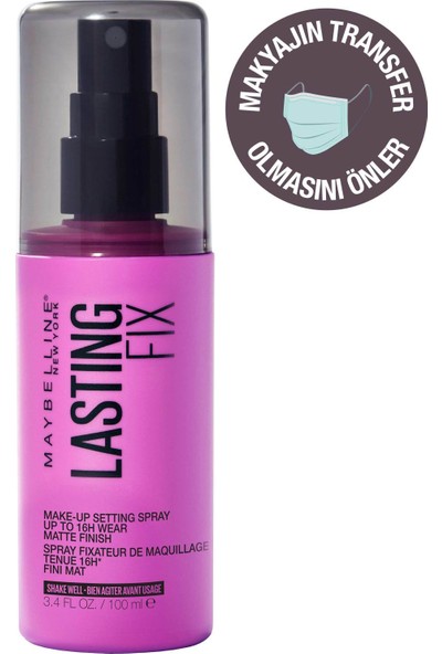 Maybelline New York Face Studio Lasting Fix Makyaj Sabitleyici ve Matlaştırıcı Sprey Maybelline New York Face Studio Lasting Fix Makyaj Sabitleyici ve Matlaştırıcı Sprey