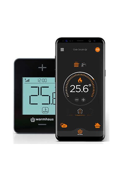 Warmhaus Recowa Kablosuz Programlanabilir Wifi Oda Termostatı Warmhaus Recowa Kablosuz Programlanabilir Wifi Oda Termostatı