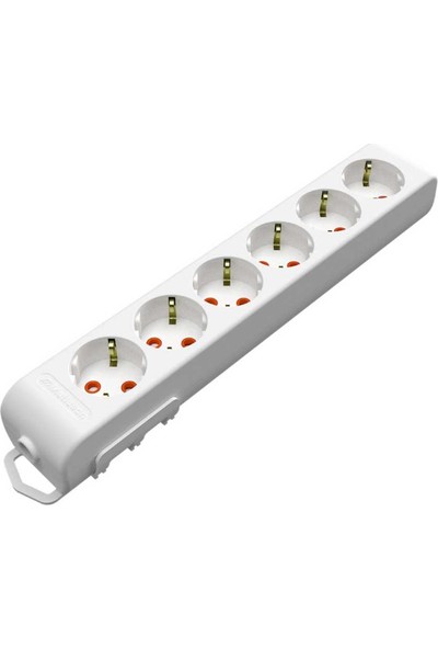 Mutlusan Kablosuz Klemensli 6lı Grup Priz Mutlusan