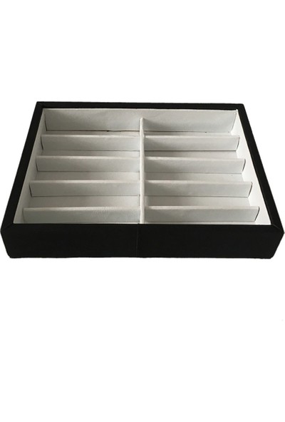 Obtech Masa Üstü Çekmece Içi 10'lu Gözlük Koleksiyon Kutusu Obtech Masa Üstü Çekmece Içi 10'lu Gözlük Koleksiyon Kutusu