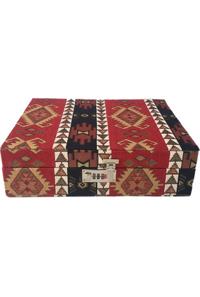 Obtech Otantik Desen Mücevher Aksesuar Takı Kolye ve Yüzük Kutusu Şifre Korumalı Obtech Obtech Otantik Desen Mücevher Aksesuar Takı Kolye ve Yüzük Kutusu Şifre Korumalı Obtech