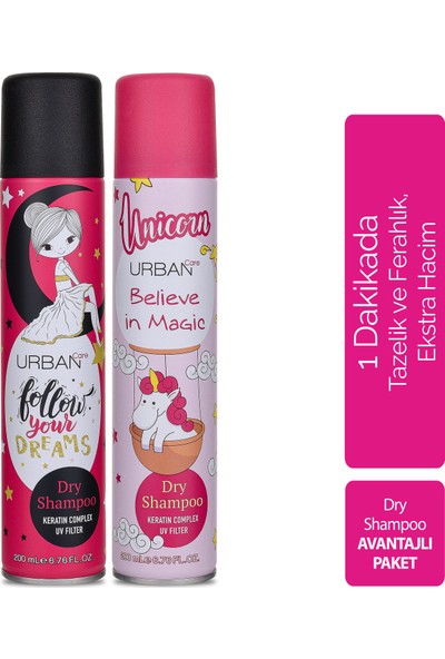 Urban Care Dry Shampoo Avantajlı Paket Urban Care Dry Shampoo Avantajlı Paket