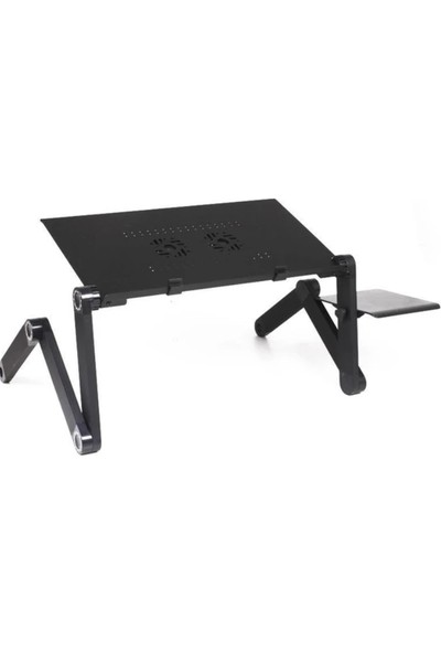 IPC Fonksiyonel Portatif Katlanabilir Laptop Sehpası - Siyah IPC Fonksiyonel Portatif Katlanabilir Laptop Sehpası - Siyah