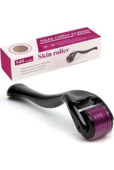 Fabess Skin Roller Dermoroller Çelik Yapılı 540 Iğne 0.5 mm Fabess Skin Roller Dermoroller Çelik Yapılı 540 Iğne 0.5 mm