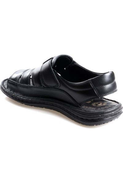 Tardelli 181 Erkek Masaj Tabanlı Deri Sandalet