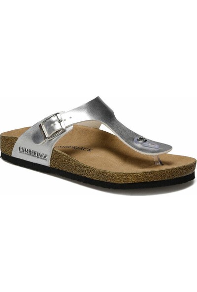 Lumberjack Bite Gümüş Kadın Terlik