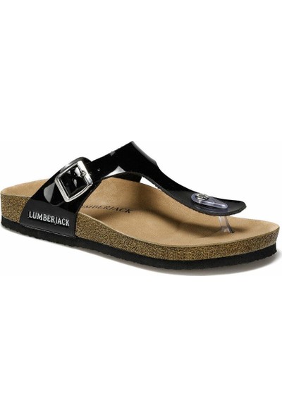 Lumberjack Bite Siyah Kadın Terlik