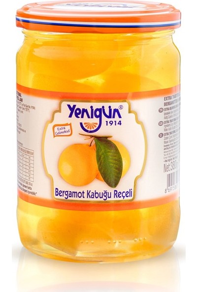 Yenigün Bergamot Kabuğu Reçeli 710 gr Yenigün Bergamot Kabuğu Reçeli 710 gr