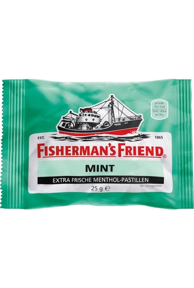Fisherman's Friend Mint Mentol Nane Pastil 25 gr Fisherman's Friend Mint Mentol Nane Pastil 25 gr