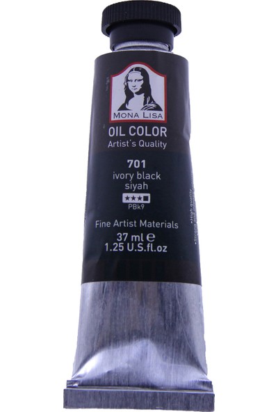 Mona Lisa 701 Yağlı Boya 37 ml Siyah