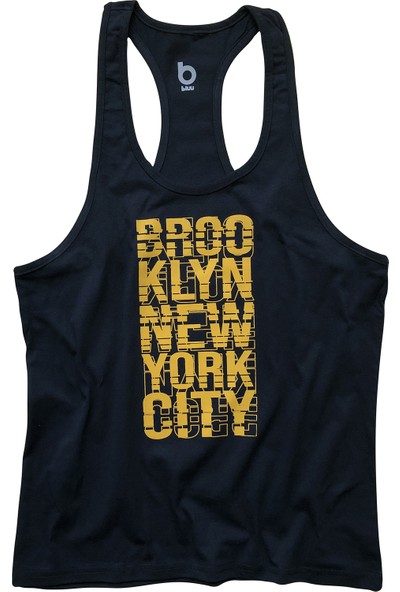Bluu Fitness Gym Tank Top Sporcu Atleti Brook Bluu Fitness Gym Tank Top Sporcu Atleti Brook