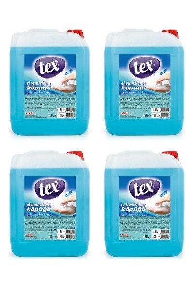 Tex Köpük El Sıvısı 5 lt x 4 Adet