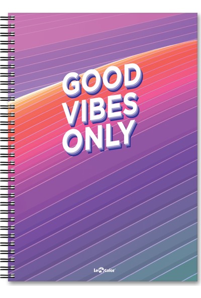 Le Color Okul Defter Esnek Kap A4 Kareli Sp. 200 Sayfa Energy