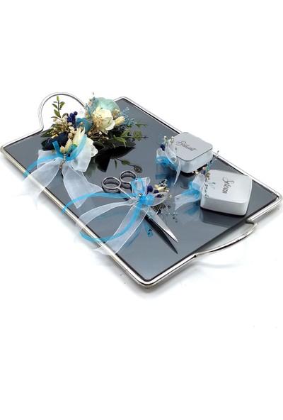 Lora Davet Söz Nişan Yüzük Tepsisi Lora Davet Söz Nişan Yüzük Tepsisi