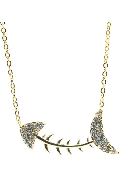 Feans Kılçık Model Zirkon Kolye