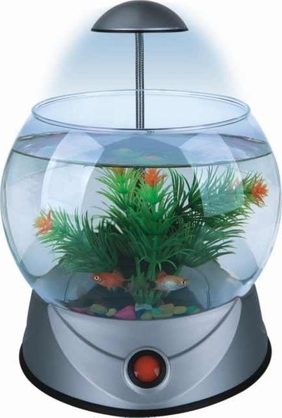 Hailea V01 Fanus Gri 2.5l LED Aydınlatmalı Hailea V01 Fanus Gri 2.5l LED Aydınlatmalı