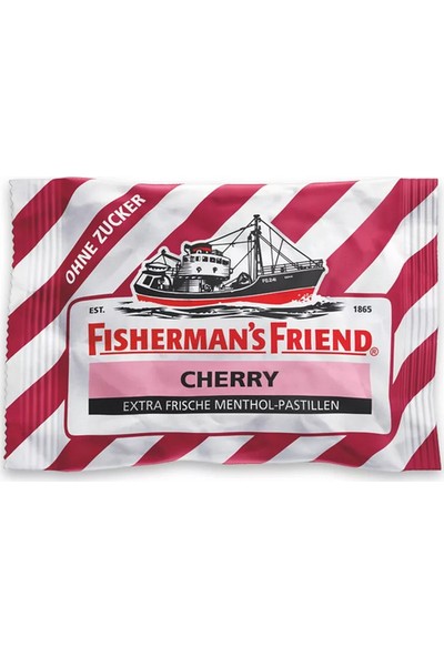 Fısherman's Frıend Cherry Vişneli Mentollü Şekersiz Pastil 25 gr