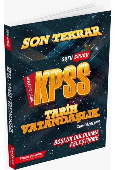 Tercih Akademi Yayınları Kpss Son Tekrar Tarih - Vatandaşlık Tercih Akademi Yayınları Kpss Son Tekrar Tarih - Vatandaşlık