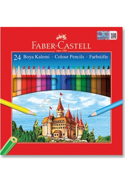 Faber-Castell Kuru Boya 24 Renk Tam Boy Faber-Castell Kuru Boya 24 Renk Tam Boy