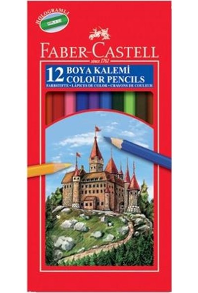Faber-Castell Kuru Boya 12 Renk Tam BOY(5178000071