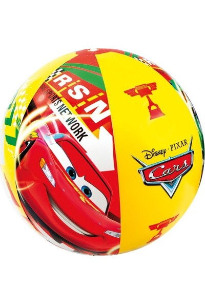 Intex 58053 Cars Deniz Topu 61 cm Sarı