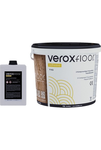 Veroxfloor Lamine ve Masif Parke Yapıştırıcı 2 Kompenantlı 9+1 kg