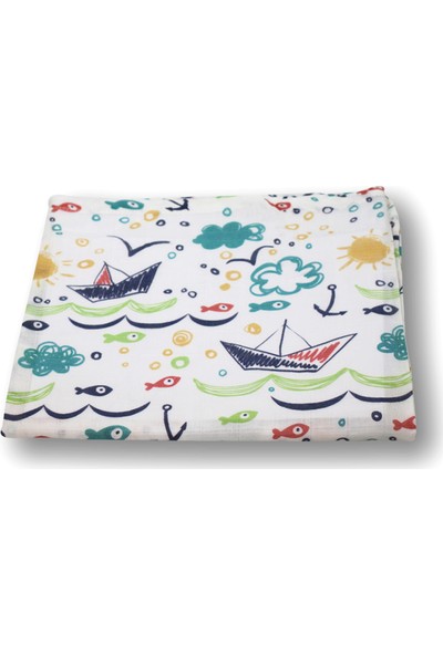 Mimiko %100 Pamuk,organik 120 x 120CM Müslin Örtü ve 30 x 30 cm Mendil Mimiko %100 Pamuk,organik 120 x 120CM Müslin Örtü ve 30 x 30 cm Mendil