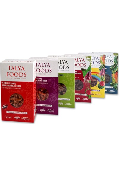 Talya Foods Glutensiz & Vegan Avantajlı 6'lı Makarna Seti
