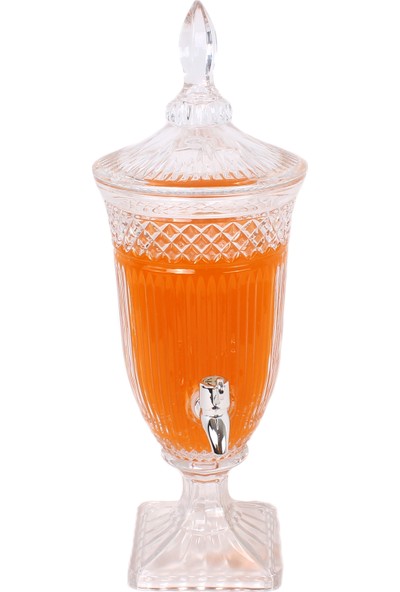 Sado Cam Sebil Musluklu Şerbetlik Parti Damacanası 2lt