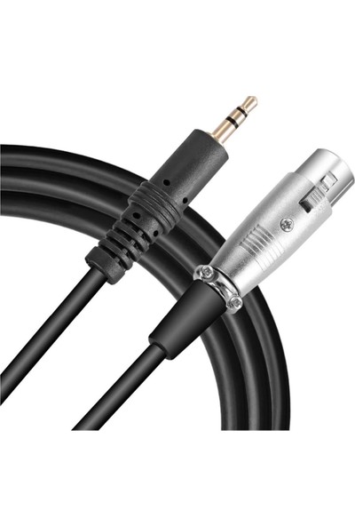 Lastvoice Cable-3EX Mikrofon Kablosu XLR + 3.5 mm Jack (BM800 Kablosu)