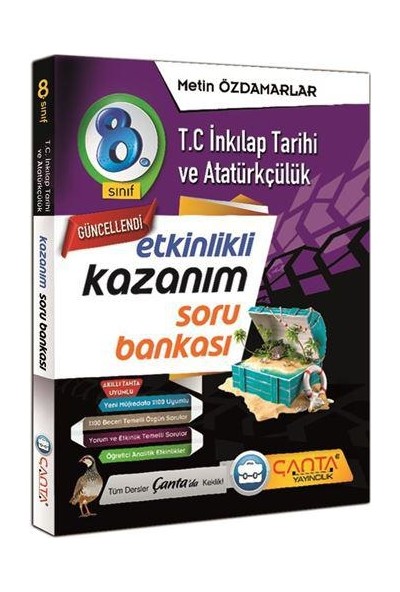 Çanta Yayınları 8. Sınıf Kazanım Tc. Inkılap Tarihi ve Atatürkçülük Soru Bankası Çanta Yayınları 8. Sınıf Kazanım Tc. Inkılap Tarihi ve Atatürkçülük Soru Bankası