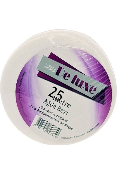 Deluxe 25 m Rulo Ağda Bezi Deluxe 25 m Rulo Ağda Bezi