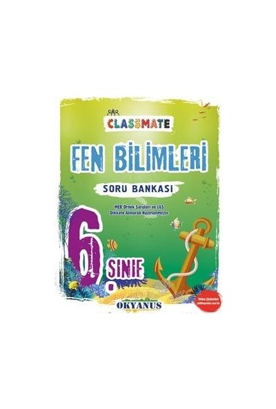 Okyanus Yayınları 6. Sınıf Classmate Fen Bilimleri Soru Bankası Okyanus Yayınları 6. Sınıf Classmate Fen Bilimleri Soru Bankası