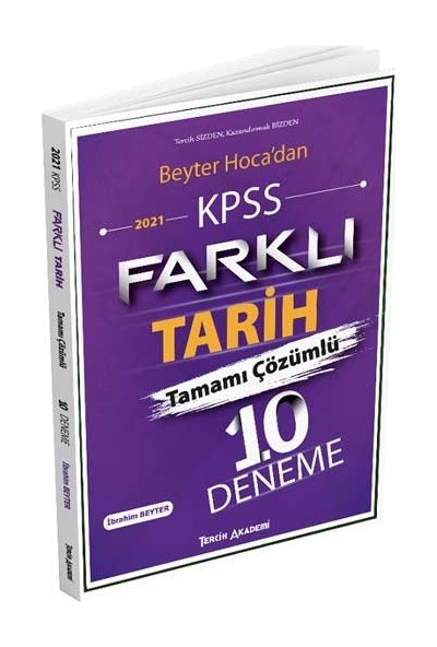 Tercih Akademi KPSS Farklı Tarih Tamamı Çözümlü 10 Deneme