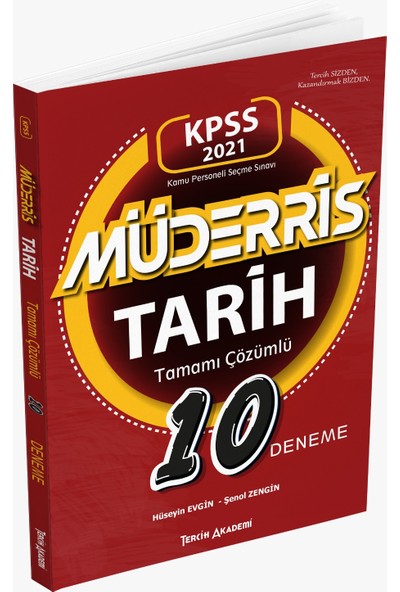 Tercih Akademi KPSS Müderris Tarih Tamamı Çözümlü 10 Deneme
