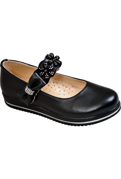 Kaptan Junior Kız Çocuk Ayakkabı Babet Pssk 650 Siyah