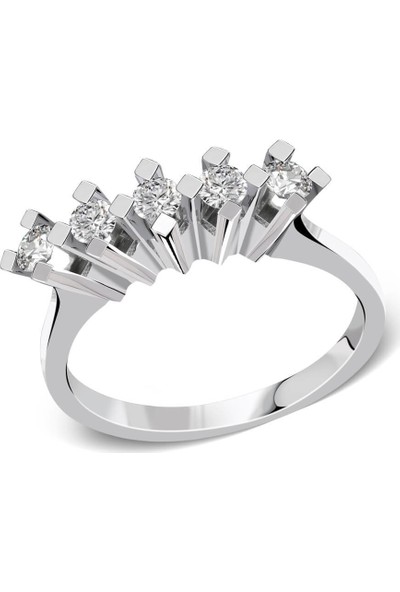 Venta Pırlanta 0,65 Karat Beştaş Pırlanta Yüzük Venta Pırlanta 0,65 Karat Beştaş Pırlanta Yüzük