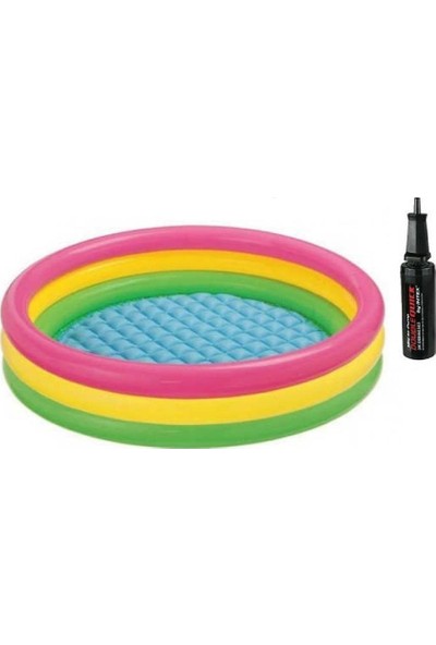 Intex 57412 Şişme Tabanlı 3 Boğumlu Sunset Havuz 114 x 25 cm Intex 57412 Şişme Tabanlı 3 Boğumlu Sunset Havuz 114 x 25 cm