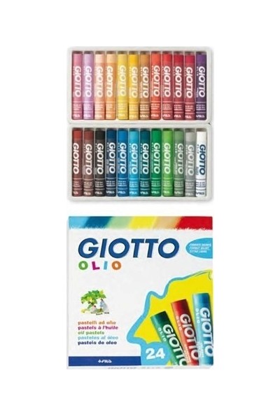 Giotto Olio - Yağlı Pastel Boya (Silindir) 24'Lü Kutu 293100 Giotto Olio - Yağlı Pastel Boya (Silindir) 24'Lü Kutu 293100