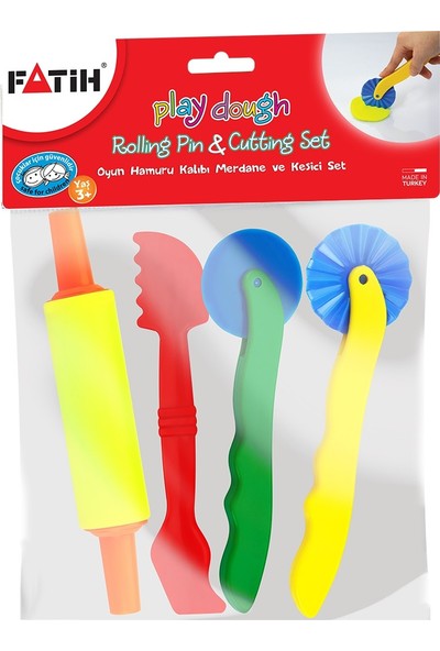 Fatih Oyun Hamuru Kalıbı Merdane Ve Kesici Set