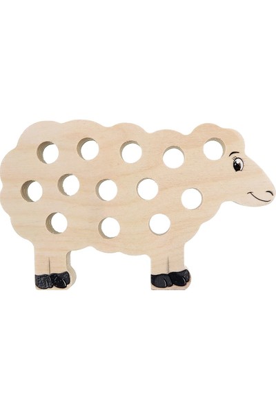 Hi-Q Toys Kırpık El Göz Koordinasyon Ince Motor Eğitim Oyuncağı - Beyaz