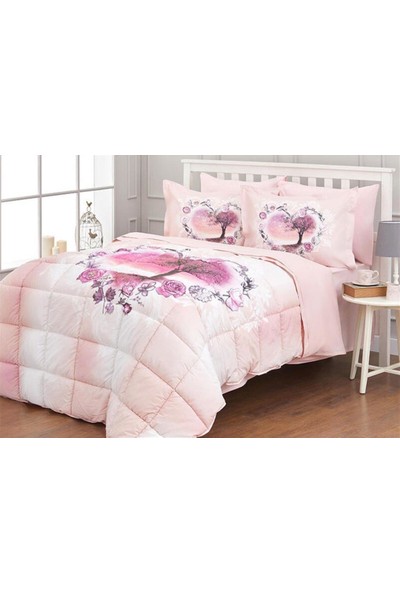 Özdilek Ranforce Çift Kişilik Uyku Seti Romance Pudra